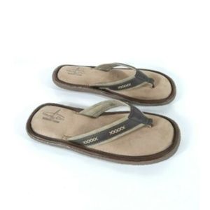 Blue Fin | Shoes | Blue Fin Thaiti Brown Mens Slip On Sandals | Poshmark